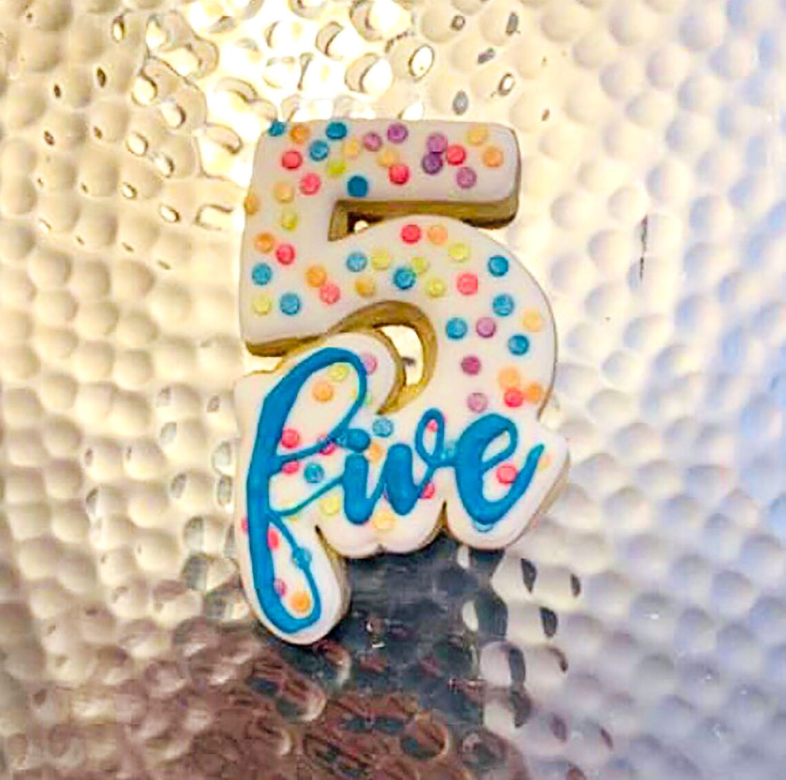 Custom Cookie Cutter. Lettered Number 5 five Fondant Play - Etsy