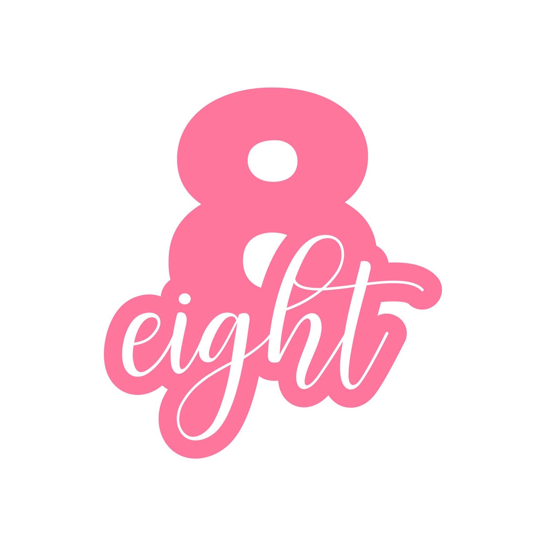 Custom Cookie Cutter Lettered Number 8 eight - Etsy