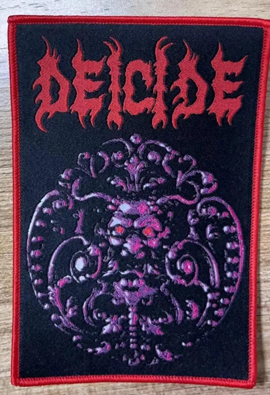 Deicide Lp Patch Punk Horror Heavy Metal Death Black Thrash Speed Woven ...