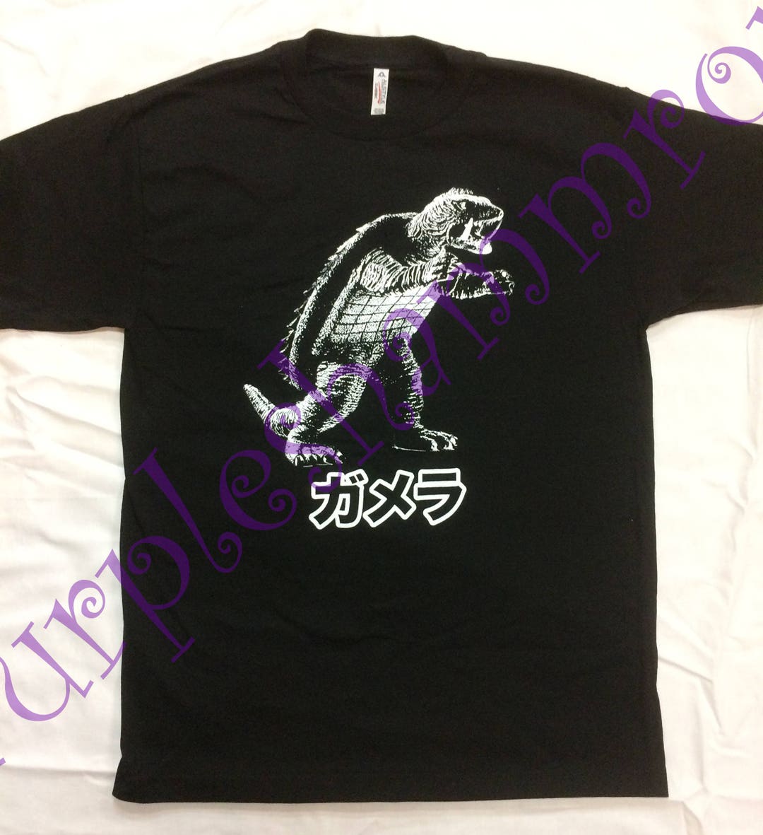 GAMERA Short Sleeve T-SHIRT Mecha Gigan Godzilla Rodan Ultraman Guiron ...