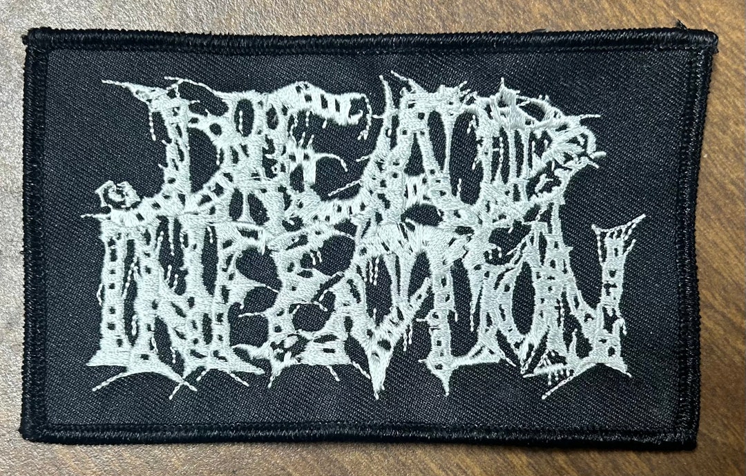 Dead INFECTION Logo Embroidered Patch Heavy Metal Death Black Thrash ...