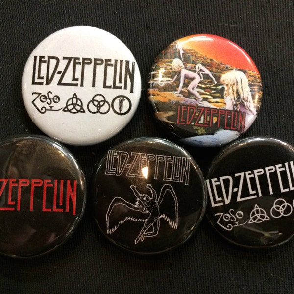 Led Zeppelin Pin - Etsy