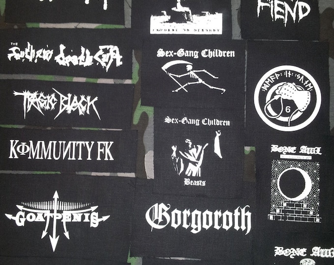 PUP Band DIY Punk Patch Canvas Patch - Etsy