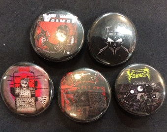 VENOM Button Pin Badge Set Punk Metal Crust Doom Black | Etsy