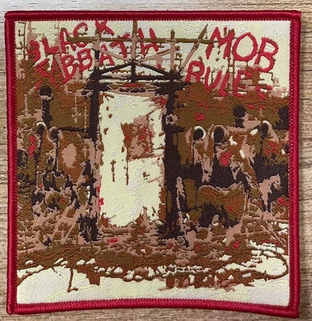 MOB Rules Woven Patch Heavy Metal Death Black Thrash Speed Cartoon ...