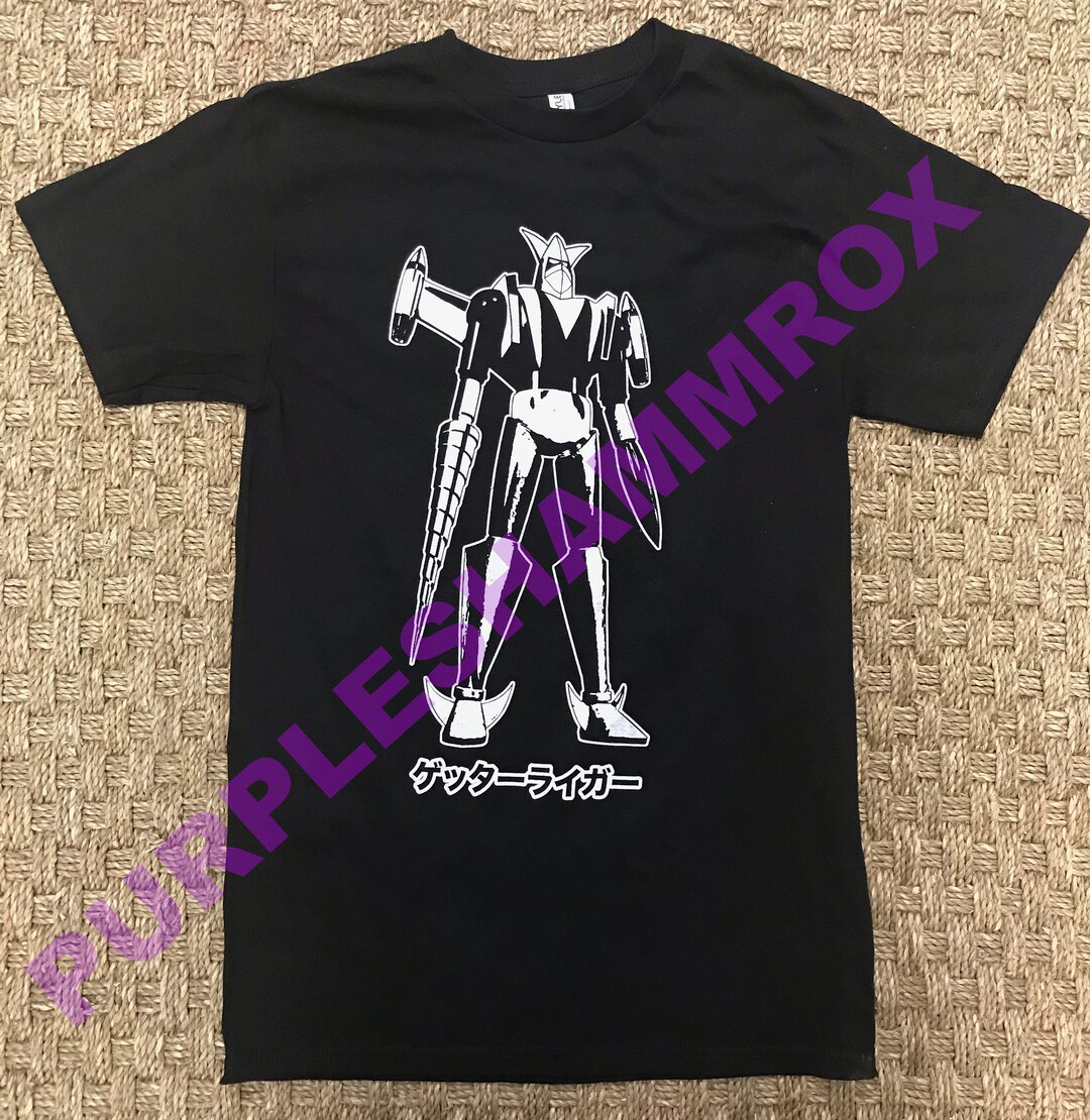 GETTER LIGER ゲッターライガー Getta Raider Short Sleeve SHIRT Tshirt Shogun ...