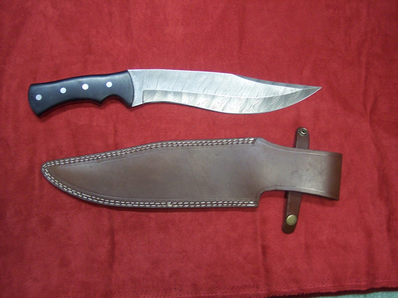 Custom Handmade Twisted Ladder Pattern Damascus Steel Survival - Etsy