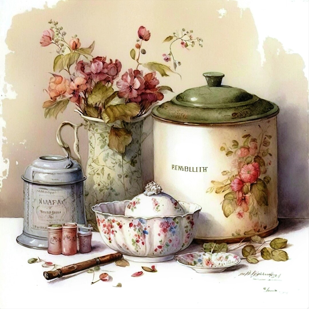 Kitchenware 4, Cross Stitch Pattern, Counted Cross Stitch, Hand ...