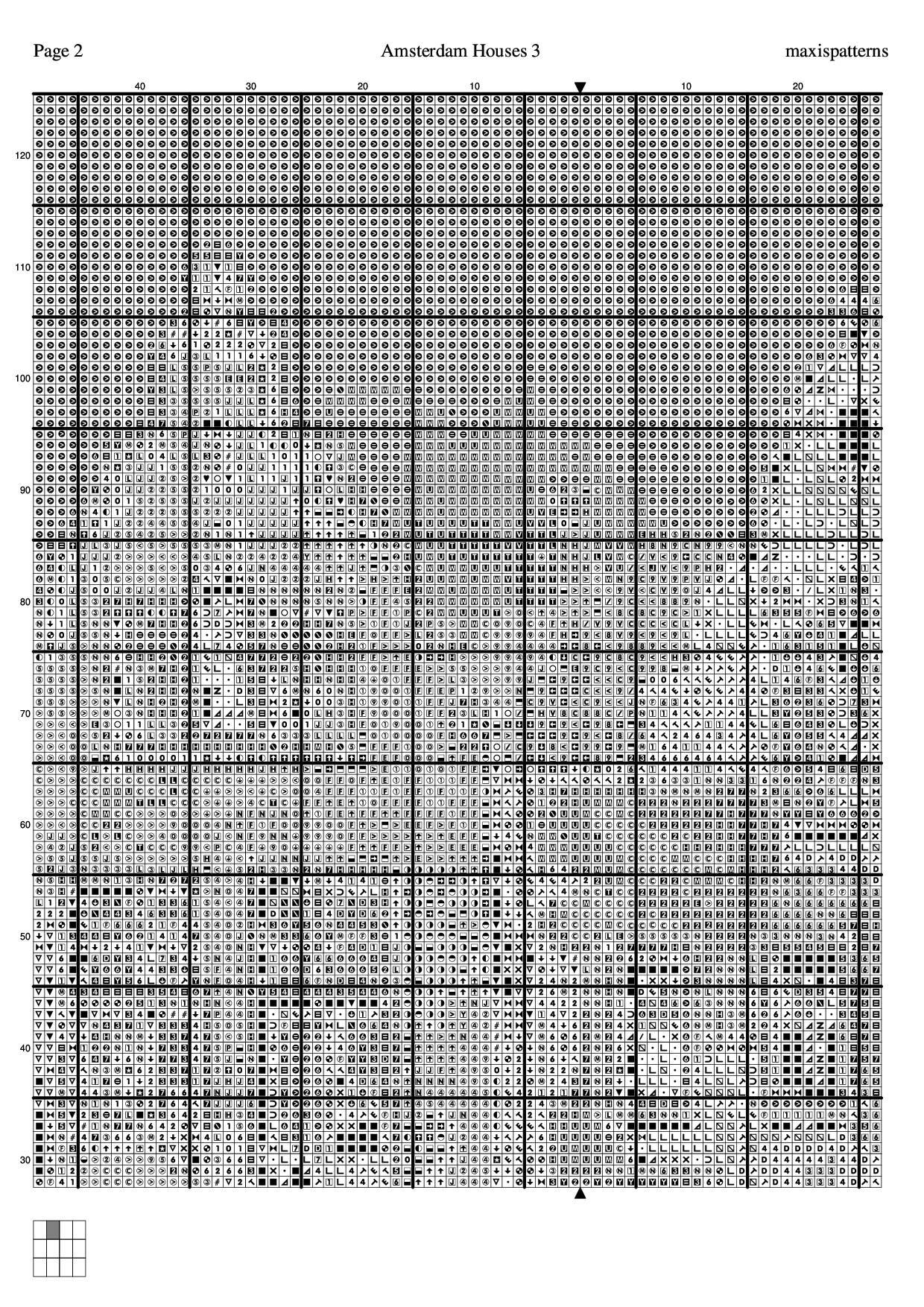 Amsterdam Houses 3 Cross Stitch Pattern: Dutch Architecture PDF Chart ...