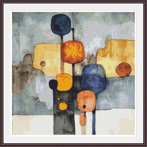 Abstract Artwork 3. Cross Stitch Pattern, Counted Cross Stitch, PDF ...