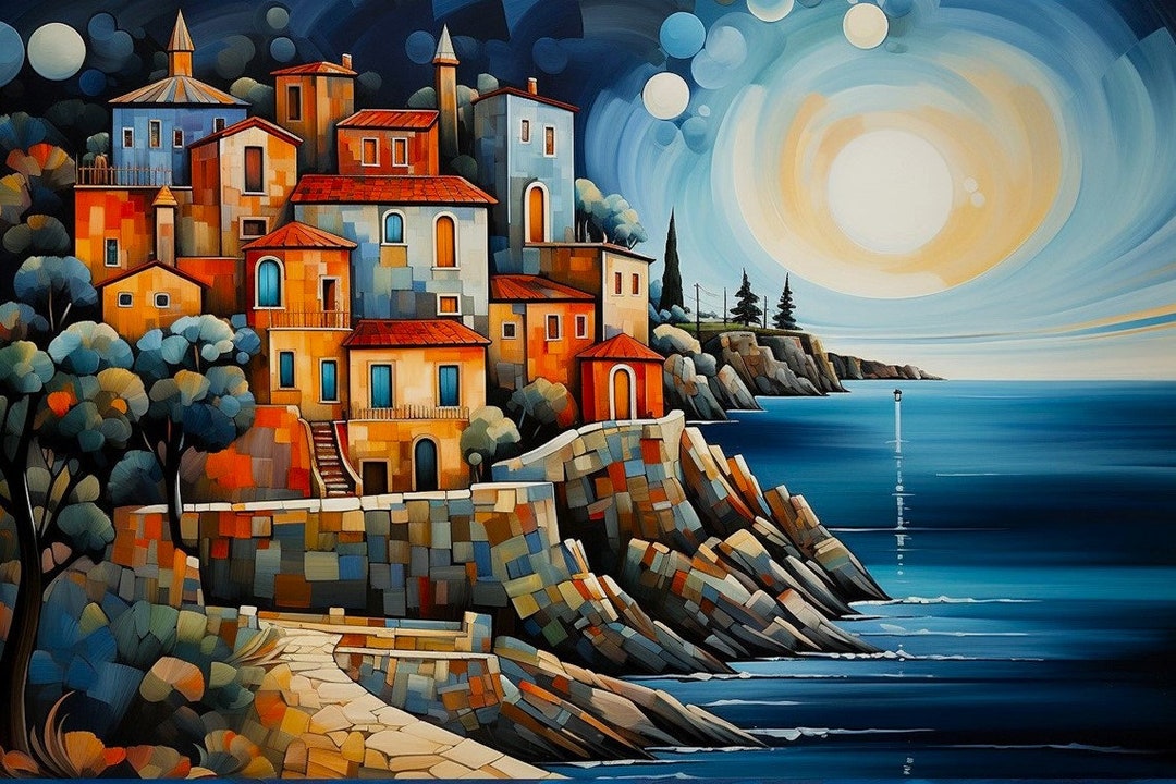 Calm Seaside 2. Cross Stitch Pattern, Counted Cross Stitch, PDF Cross ...