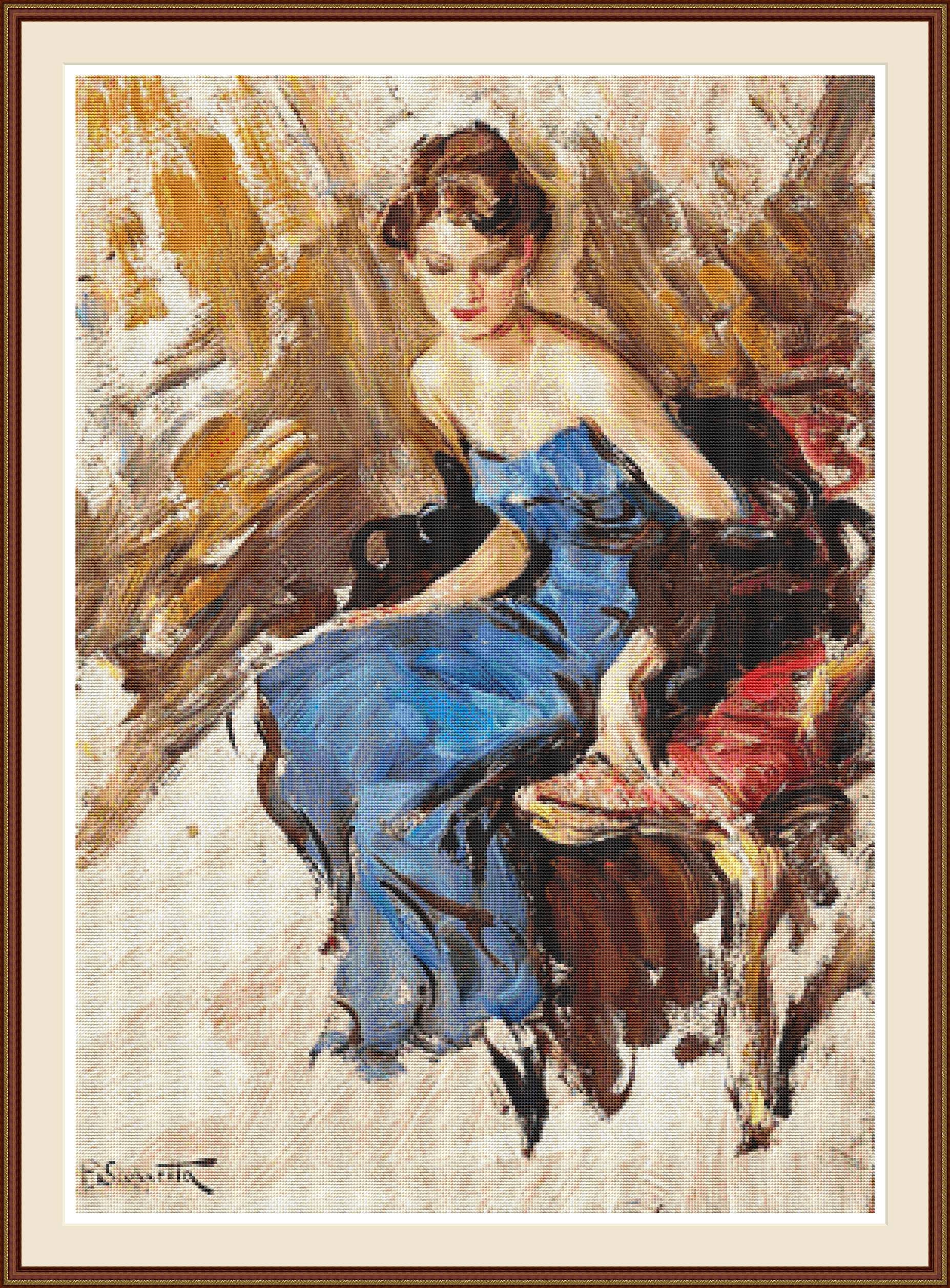 At the Dance Cross Stitch Pattern Cross Stitch Counted - Etsy