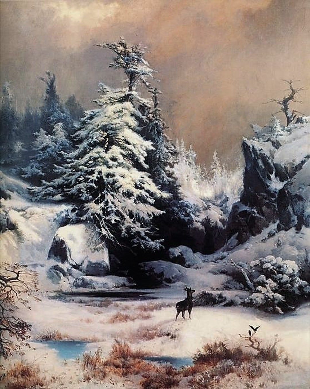 Winter in the Rockies Cross Stitch Pattern Counted Cross Stitch Hand ...