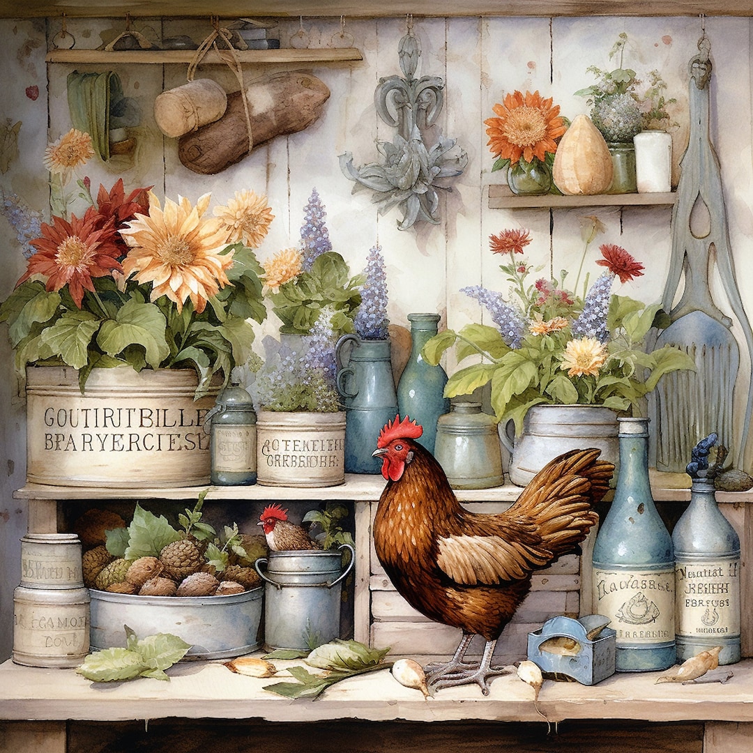 Country Life 2. Cross Stitch Pattern, Counted Cross Stitch, Hand ...