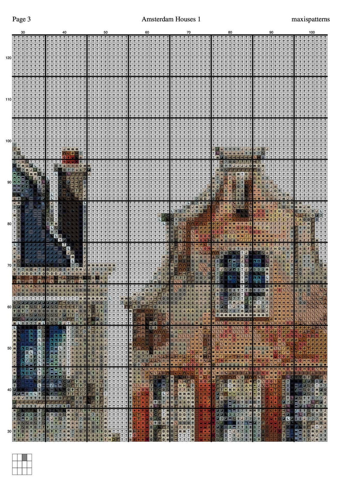 Amsterdam Houses 1 Cross Stitch Pattern PDF, European City Sampler. - Etsy