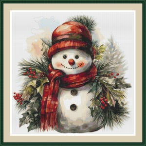 Snowman 1. Cross Stitch Pattern, Counted Cross Stitch, PDF Cross Stitch ...