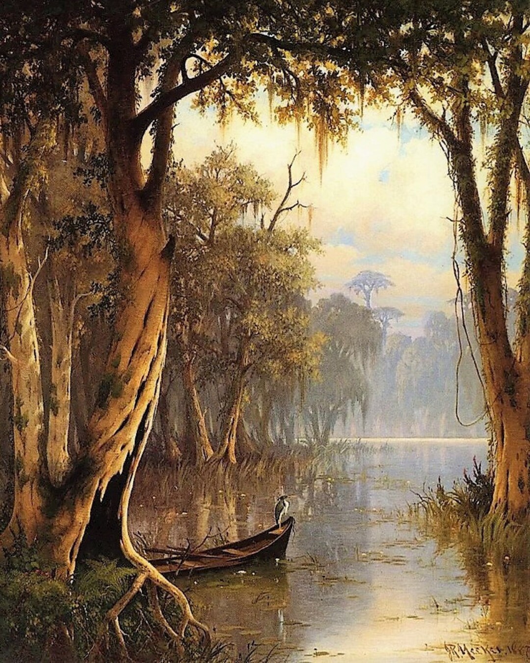 Louisiana Bayou Cross Stitch Pattern Counted Cross Stitch Hand ...