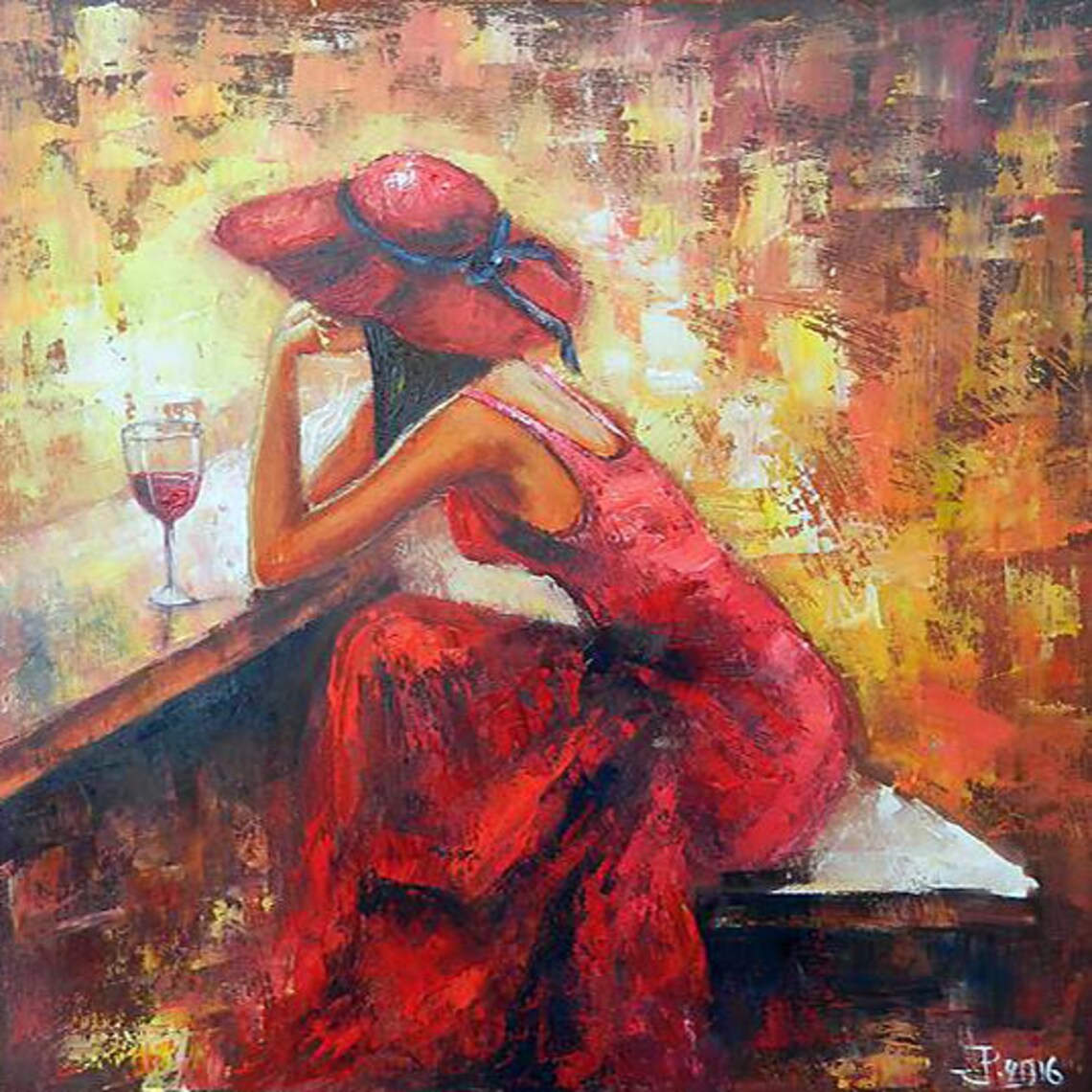 Woman in Red Cross Stitch Pattern Cross Stitch Counted - Etsy