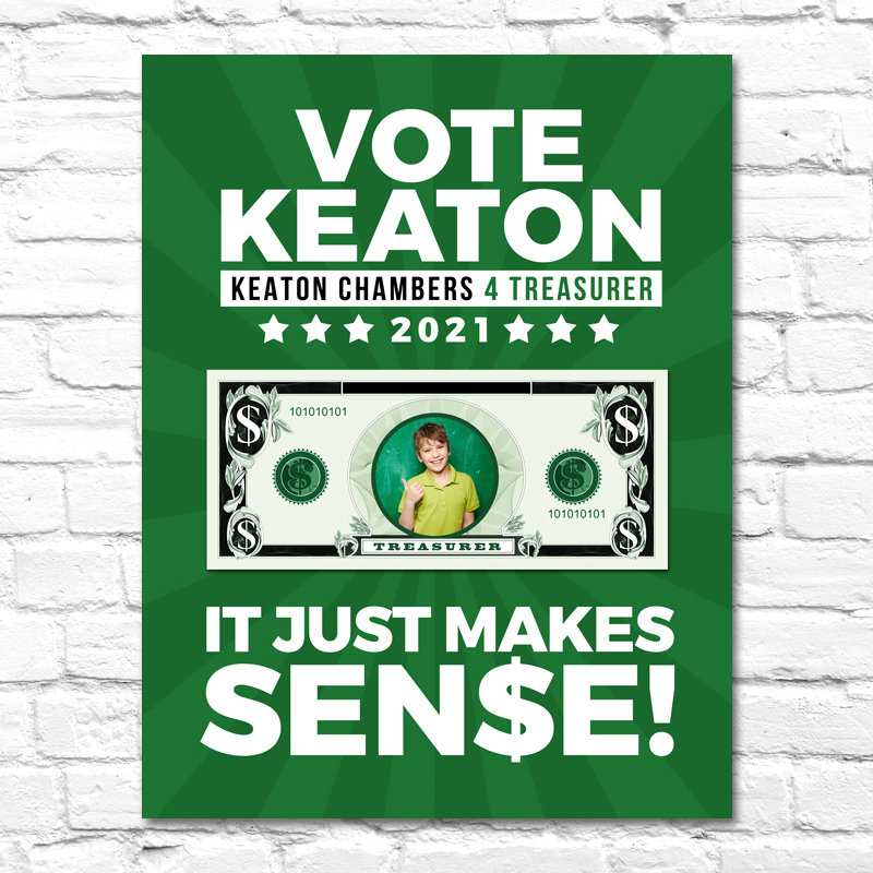 Vote For Treasurer Slogans