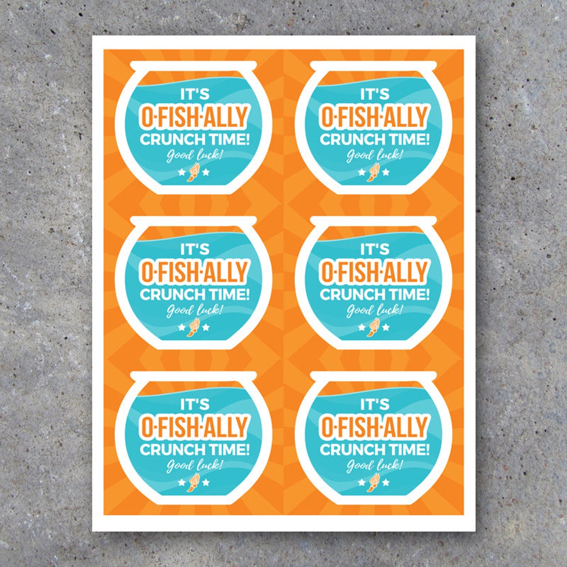 Track / Cross Country Good Luck Gift It's O-fish-ally | Etsy