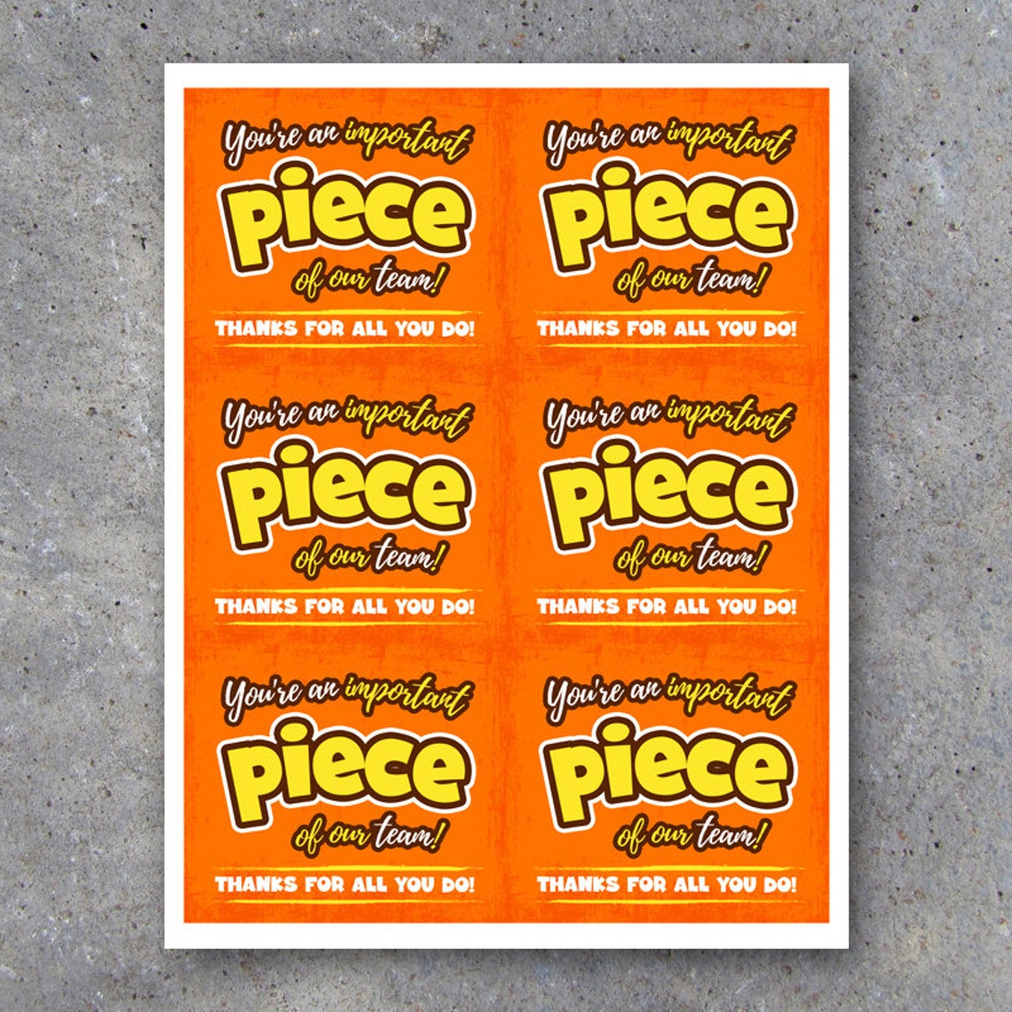 team-appreciation-gift-you-re-an-important-piece-etsy