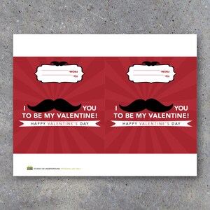 Valentines Day Candy Bar Wrappers Printable Instant Downloads Mustache ...