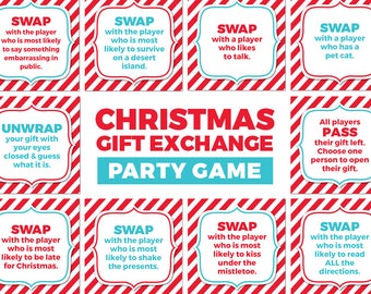 White Elephant Gift Exchange Game: Story Circle Christmas Gift - Etsy