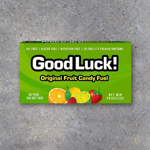 Sports Good Luck Gift – Fruit Candy Fuel Printable Tags designed to ...