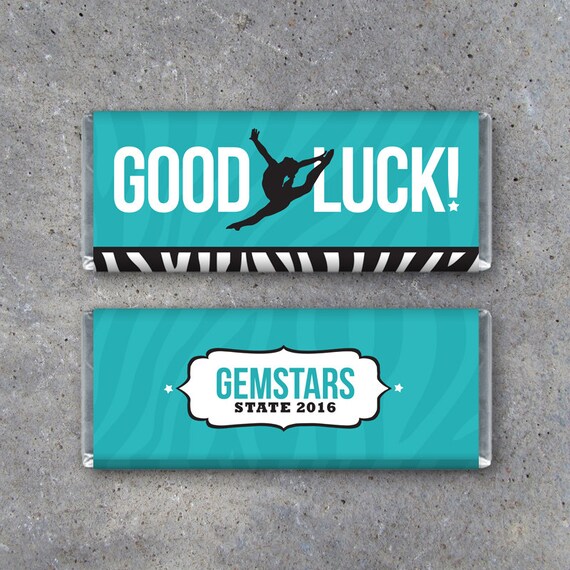 Dance GOOD LUCK Candy Bar Wrapper–Printable Personalized Hershey’s ...