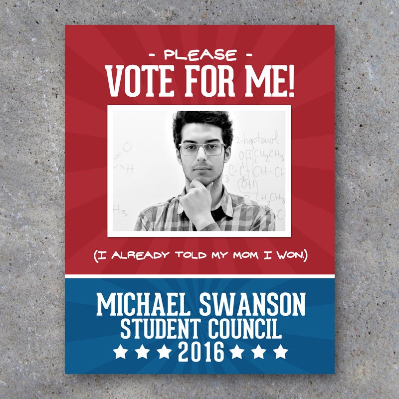 Vote For Me Posters