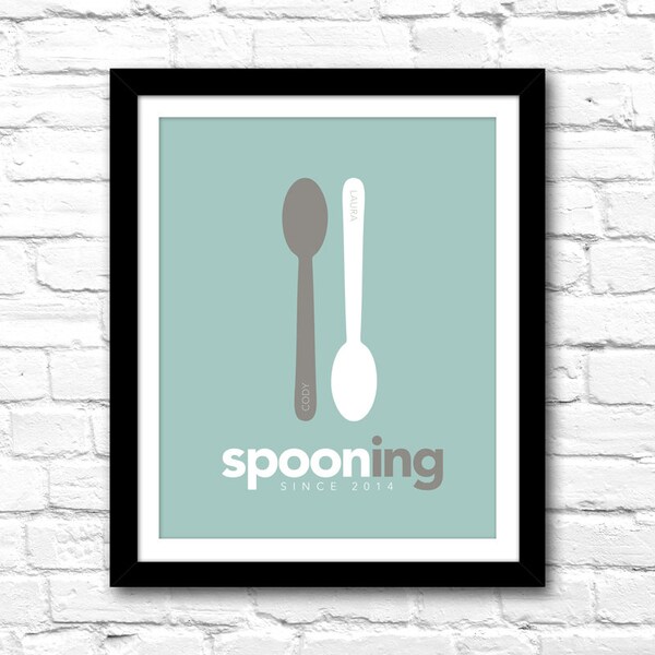 Spooning Since Printable - Etsy