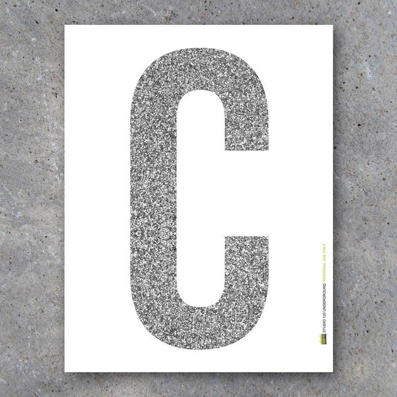 Silver Glitter Banner Instant Download Printables Includes | Etsy