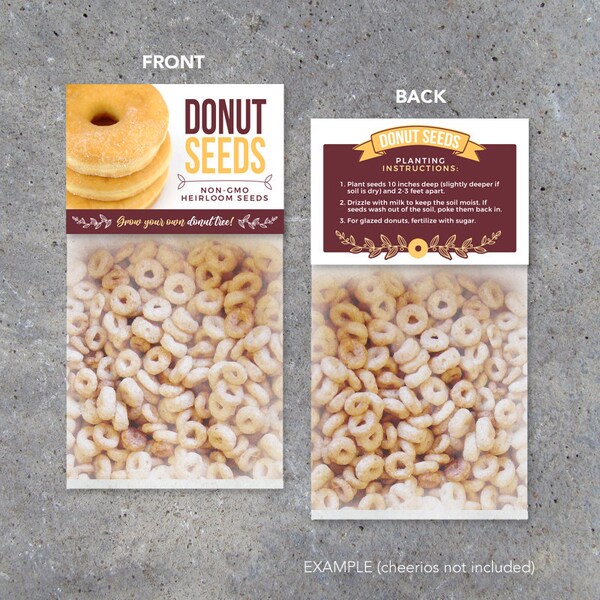 Donut Seeds - Etsy