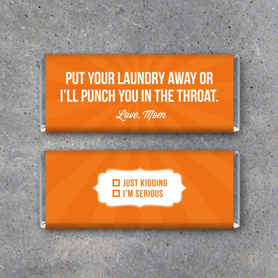 LOVE MOM Candy Bar Wrapper 2 Printable Instant Download - Etsy