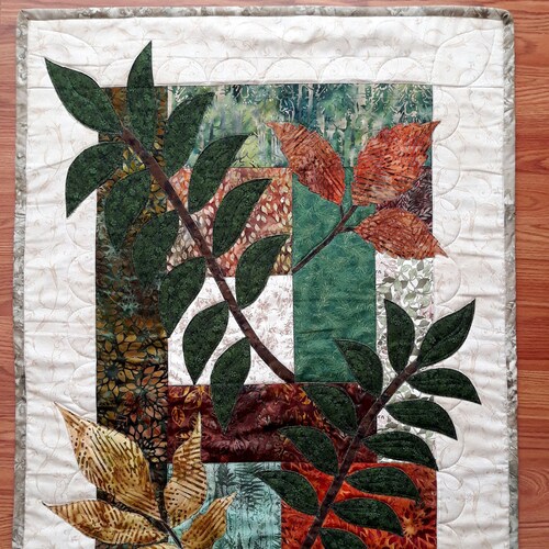 Country Flowers Digital PDF Quilt Pattern Wall Hanging Table - Etsy