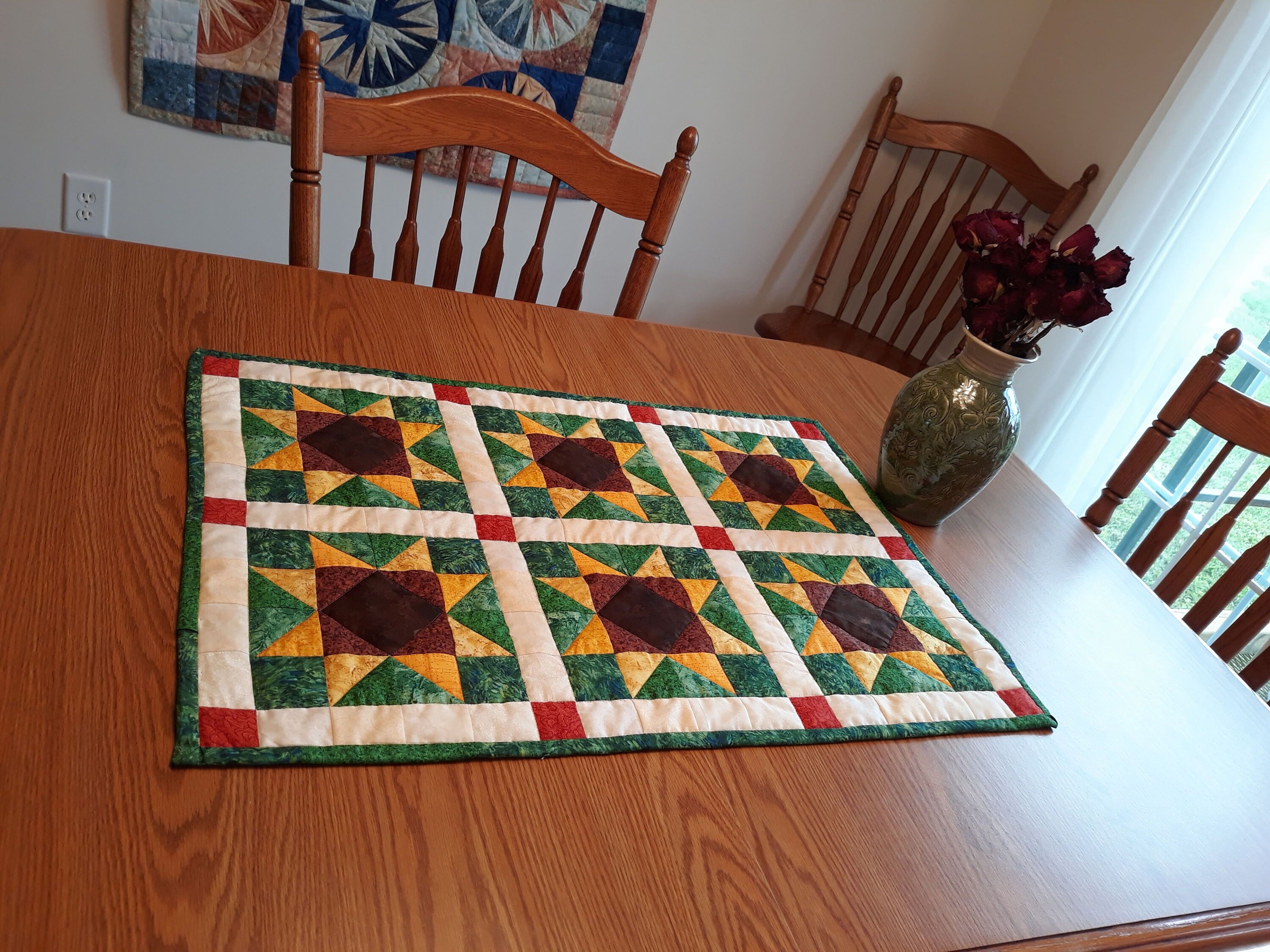 Sunflowers in the Garden Quilted Table Runner PDF Pattern - Etsy