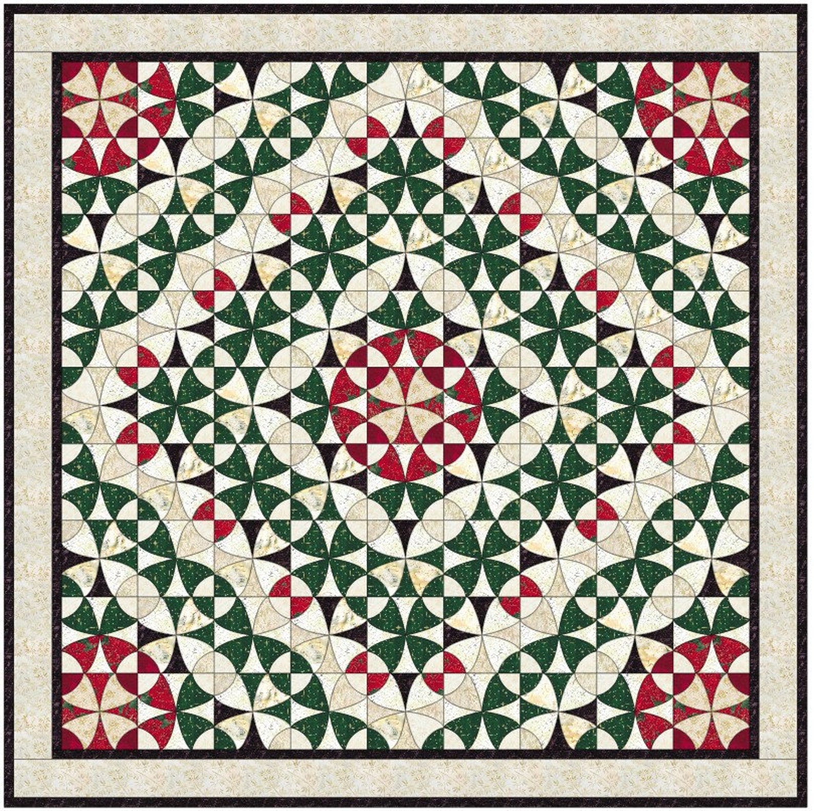 Winding Ways in Bloom Quilt PDF Pattern - Etsy
