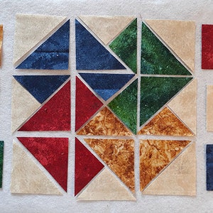 Card Trick Mug Rug - Quilted Mug Rug PDF Pattern, Pieced Card Trick ...