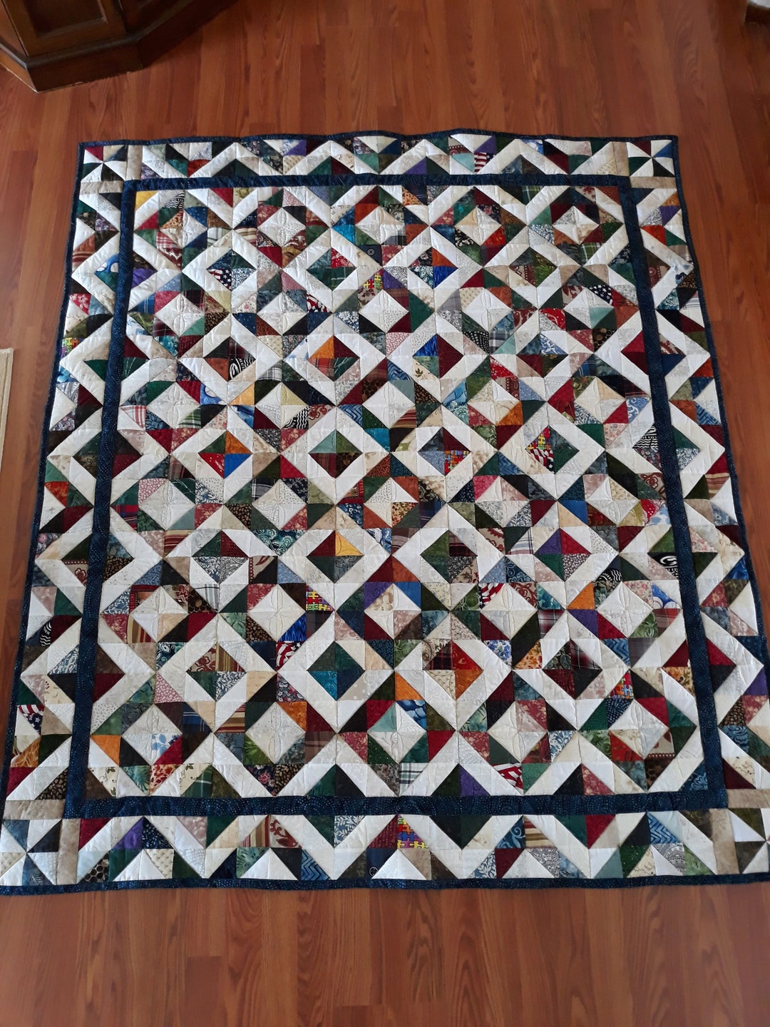 Scrappy Diamonds Quilt Pattern - Etsy