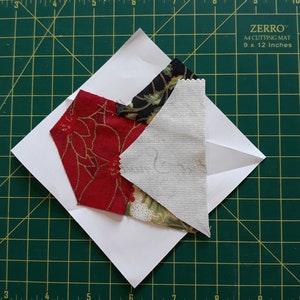 Crazy Quilt Christmas Coasters -- Paper Pieced PDF Patterns, Foundation ...