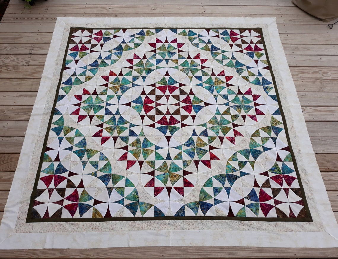 Winding Ways in Bloom Quilt PDF Pattern - Etsy