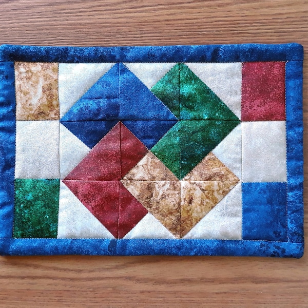 Quilted Mug Rug - Etsy