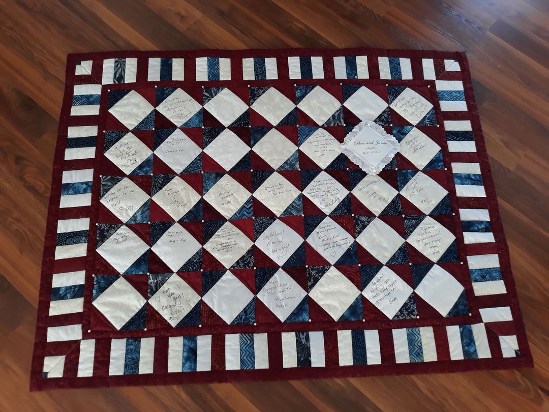 Wedding Signature Quilt PDF Pattern, Pieced Blocks - Etsy