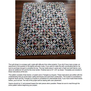 Scrappy 9-patch Nines - Scrap Quilt PDF Pattern Made, Pieced 9-patch ...