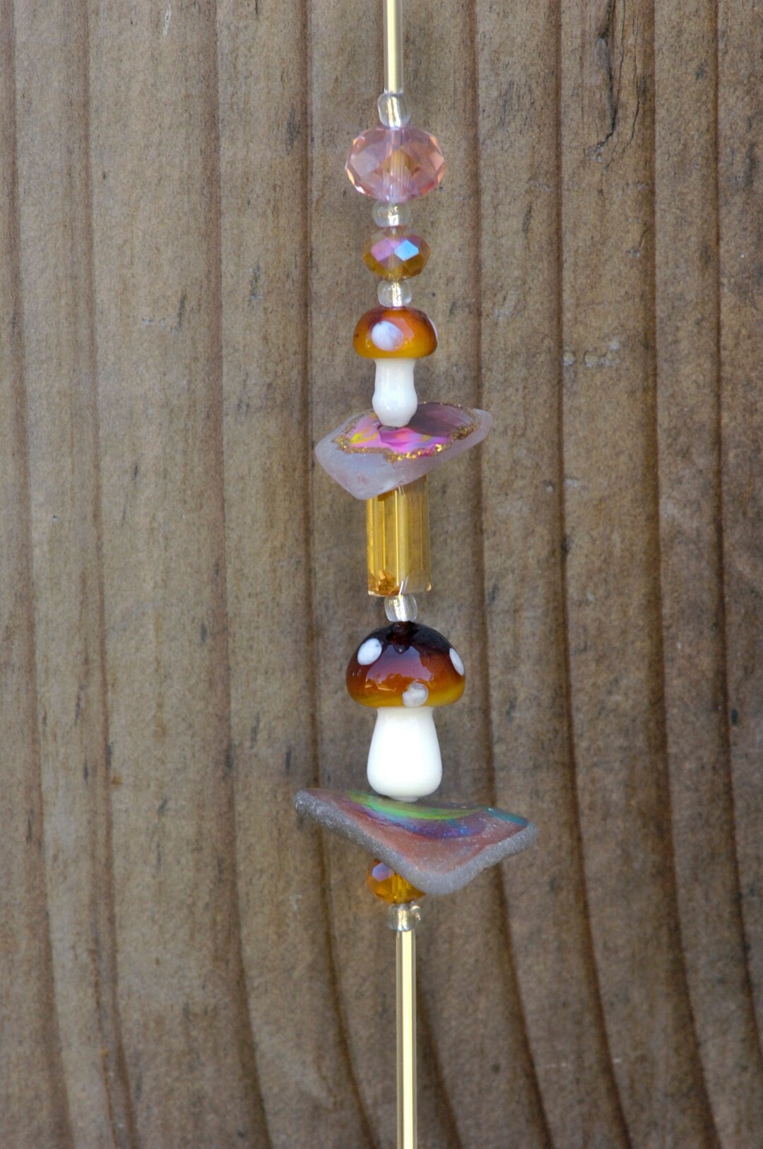 Suncatcher Cottagecore Mushroom Rainbow 40mm 1.6 Round Cut Crystal Ball ...