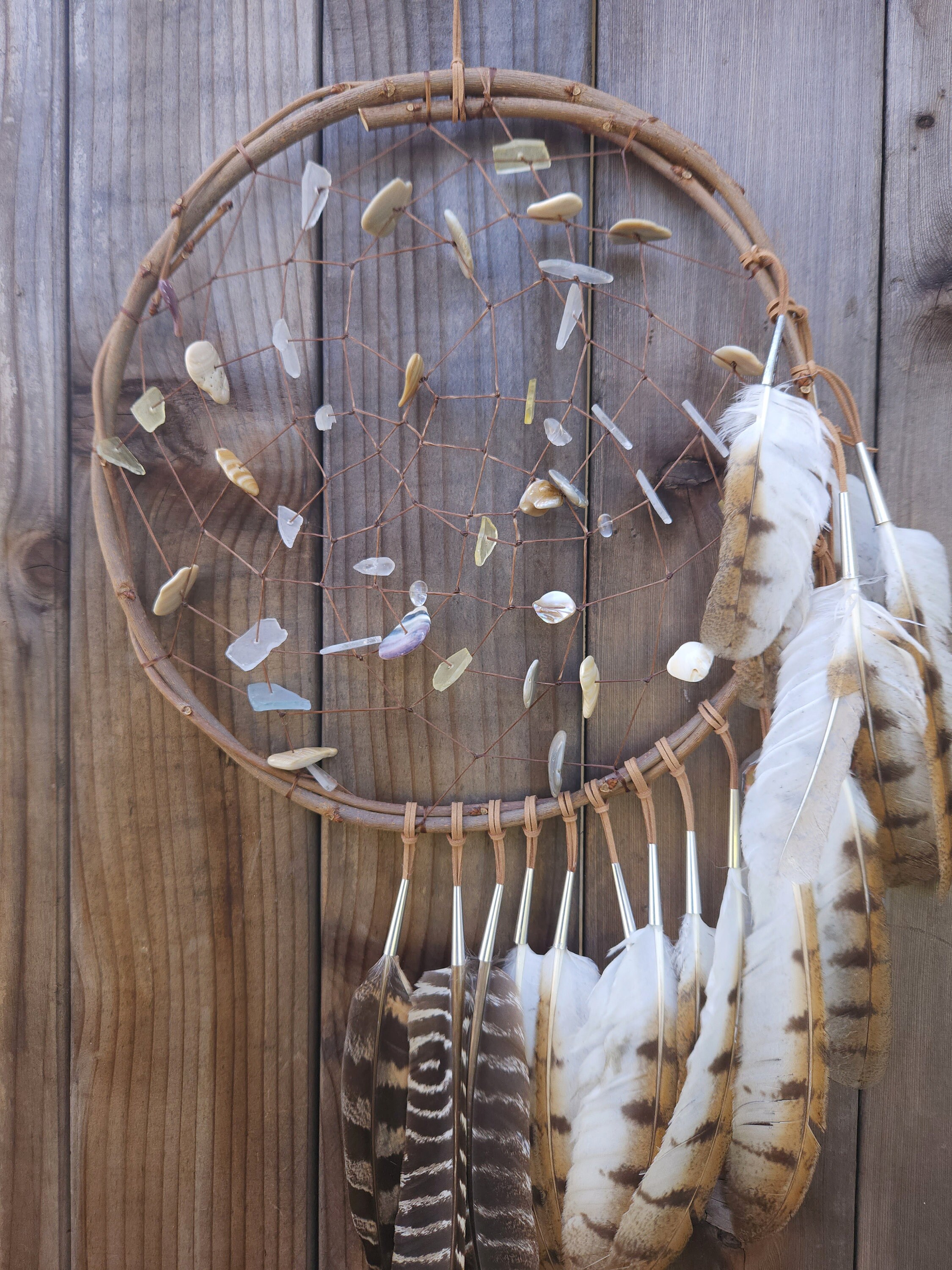 Large Dream Catcher Huge Magical Willow OCEAN Shells - Etsy