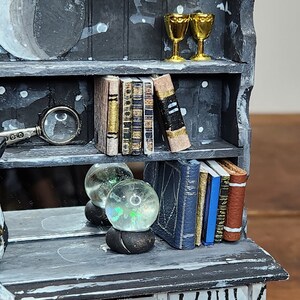 Dollhouse Fairy Garden Hutch / Bookcase 1:12 Miniature Ooak Altar #44 Elizabeth Mukerji - Etsy