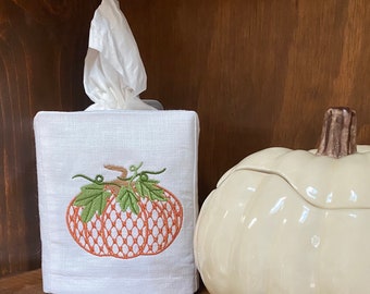 Pumpkin Tissue Box - Etsy
