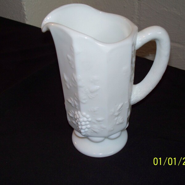 Milkglass Paneled Grape - Etsy