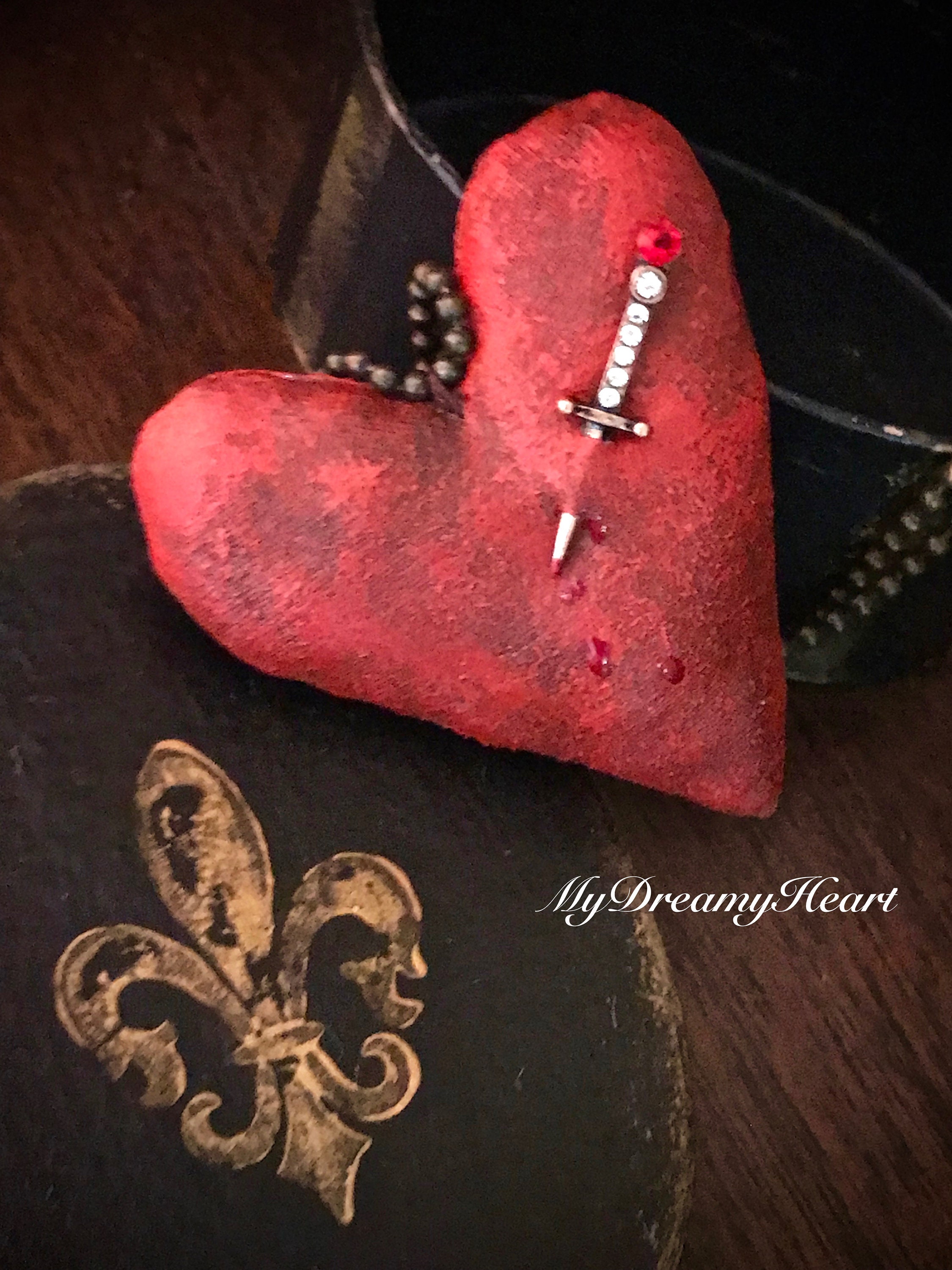 Broken Heart With Dagger